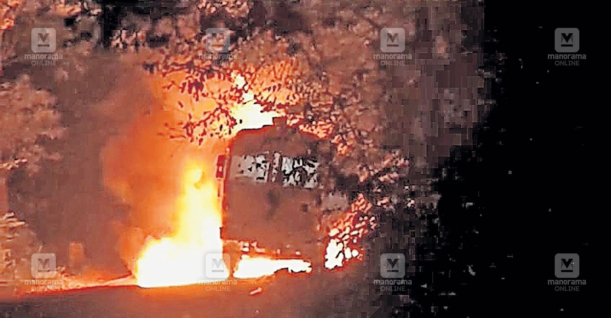 മാക്കൂട്ടം ചുരത്തിൽ ലോറിക്ക് തീപിടിച്ചു | lorry fire | Makkuttam Ghat ...