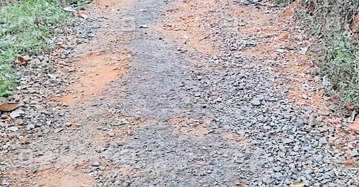 തകർന്നു തരിപ്പണമായി മുതുവം-പള്ളം റോഡ്; പ്രതിഷേധവുമായി നാട്ടുകാ ...