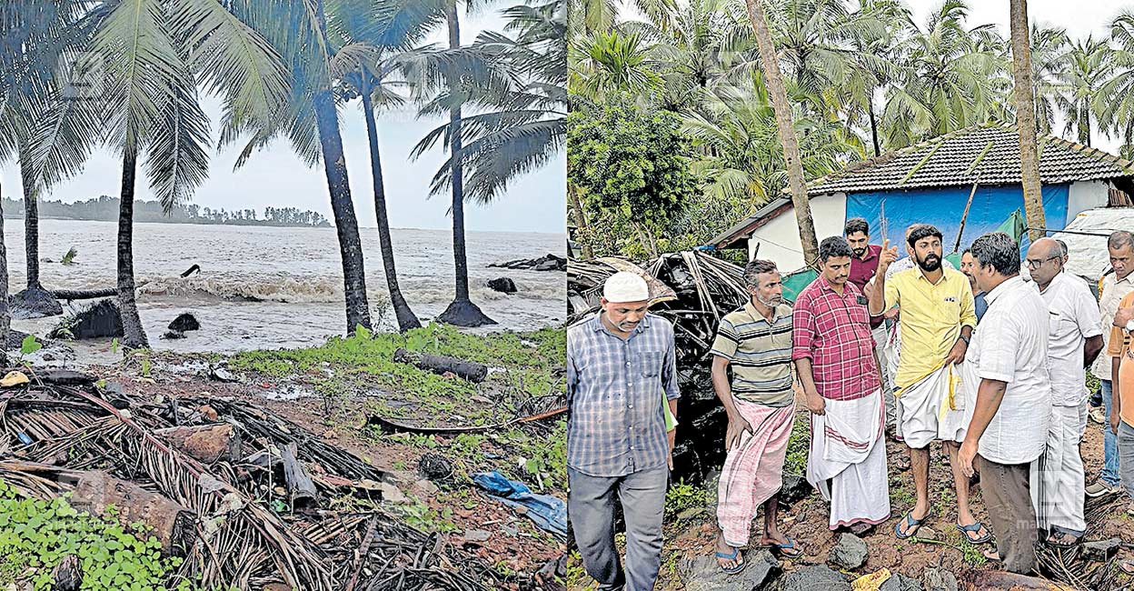 സൗത്ത് അഴീക്കൽ മുനമ്പിൽ രൂക്ഷമായ കടലാക്രമണം; കരയിടിച്ചിൽ ഭീഷണി | Azheekkal Munambam | South ...