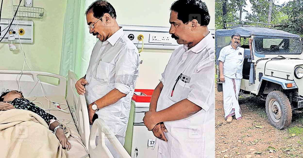 15 കിലോമീറ്റർ ജീപ്പിൽ പാഞ്ഞു, കുത്തിയൊഴുകുന്ന പുഴ നീന്തിക്കടന്നു ...