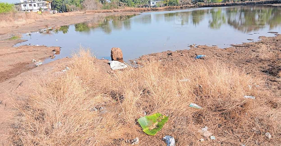 സർവം മാലിന്യം; മാടായിപ്പാറയിലെ തണ്ണീർത്തടവും പരിസരവും മാലിന്യകേന്ദ്രം ...