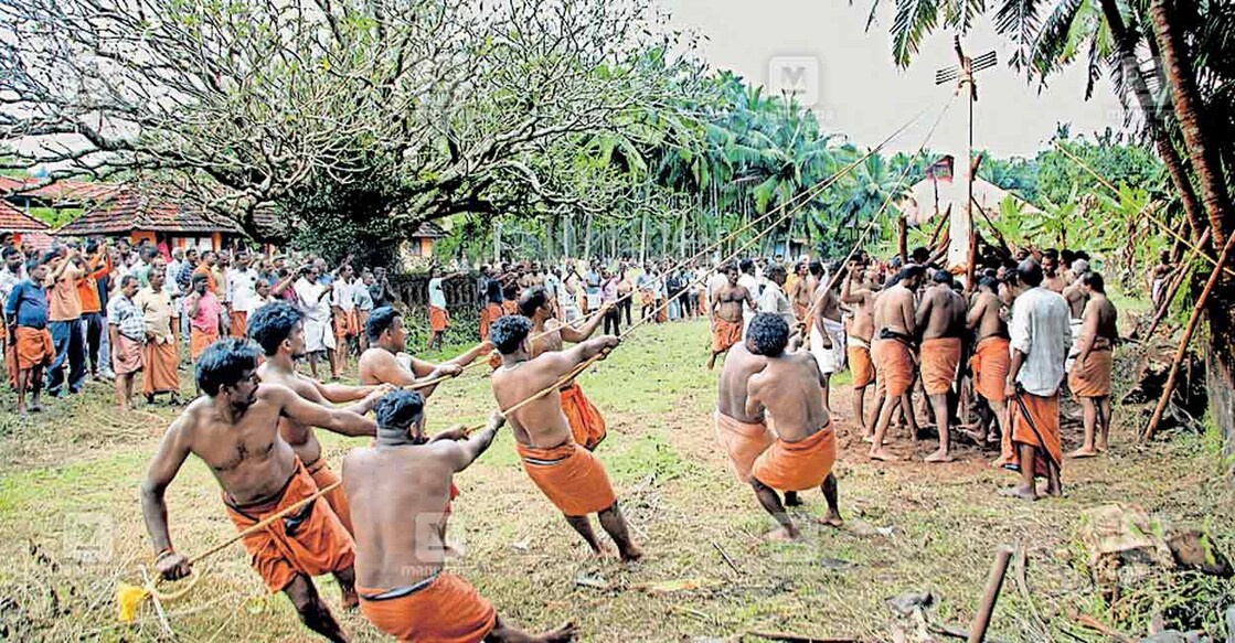 പൊടവടുക്കം ധർമശാസ്താ ക്ഷേത്രത്തിൽ പൊലിയന്ദ്രം ചടങ്ങിന് തുടക്കം ...