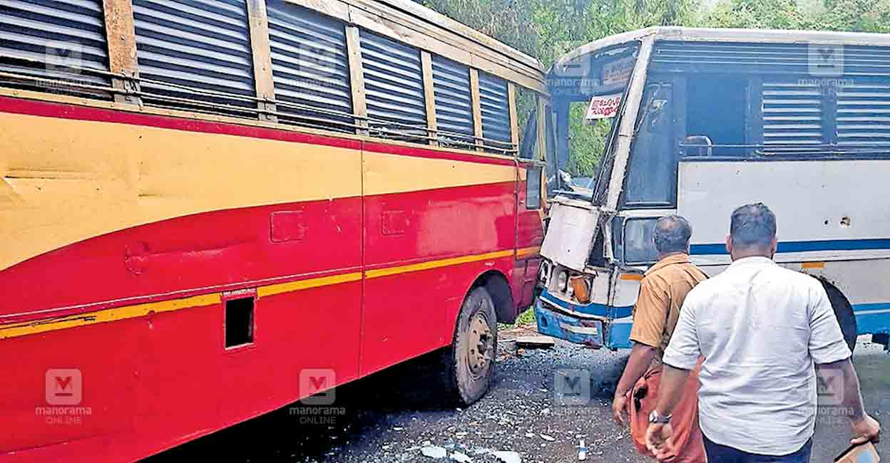 കെഎസ്ആർടിസി ബസുകൾ കൂട്ടിയിടിച്ച് 12 പേർക്ക് പരുക്ക് | Kerala bus ...