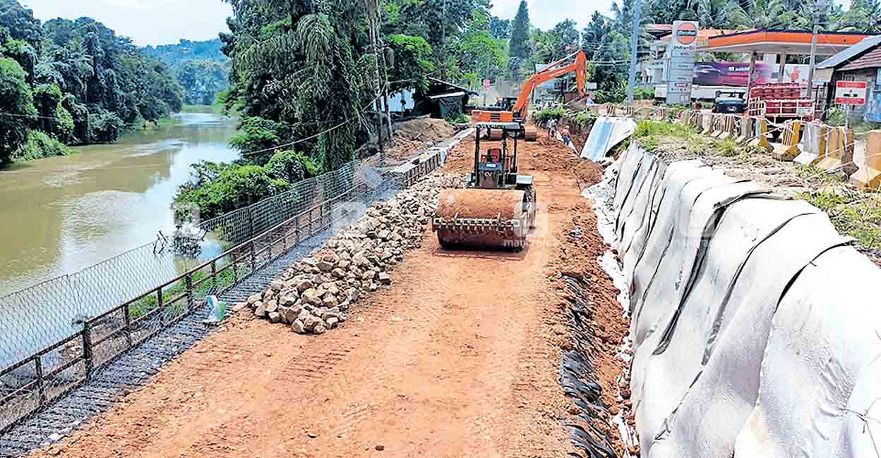 സംരക്ഷണ ഭിത്തിയുടെ നിർമാണം അന്തിമഘട്ടത്തിൽ
