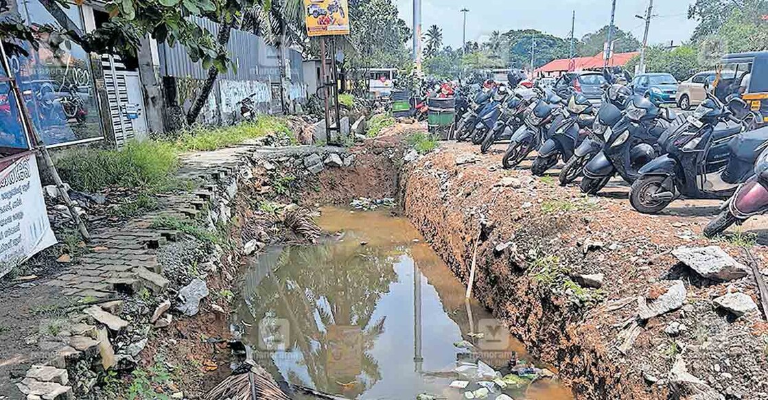 ലിങ്ക് റോഡ്: ജനത്തെ വലച്ച് ഓടനിർമാണം; ഓടി മടുത്തു! | Kollam | Ashramam ...