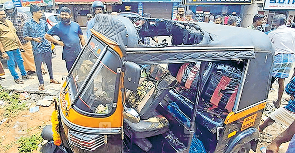 പെട്രോൾ ഒഴിച്ച് ആത്മഹത്യ ശ്രമം ഓട്ടോറിക്ഷ ഡ്രൈവർ ഗുരുതരാവസ്ഥയി ...