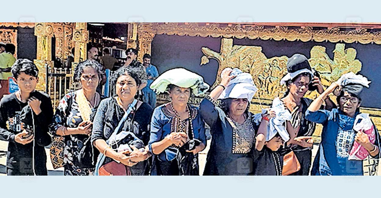 നിരാശയോടെ മലയിറങ്ങിയവർക്കു തുണയായി പൊലീസ്; മനംനിറഞ്ഞ് തൊഴുതു മടക്കം ...