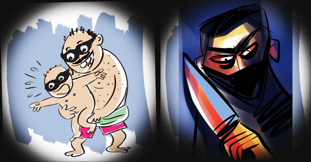 കുട്ടിക്കരച്ചിൽ കേട്ടാൽ വാതിൽ തുറക്കല്ലേ, അടിച്ചുവീഴ്ത്തി അകത്തേക്ക് ...