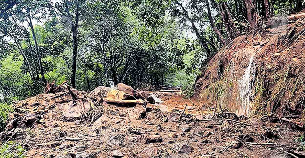 മലയോരവാസികളുടെ ഉറക്കം കെടുത്തി പെരുമഴ; വലിയ അപകടങ്ങളില്ലാതെ ഭാഗ്യം ...