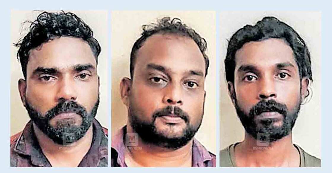 വാടകമുറിയിൽനിന്നു ലഹരി മരുന്ന് പിടികൂടി; പ്രതികൾ മൂന്നു പേർ