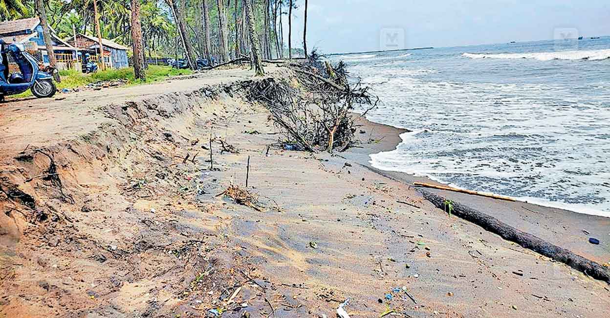 കടലാക്രമണം: ഗോതീശ്വരം തീരത്ത് വ്യാപക കരയിടിച്ചിൽ | Coastal erosion | Beach erosion | Sea erosion ...