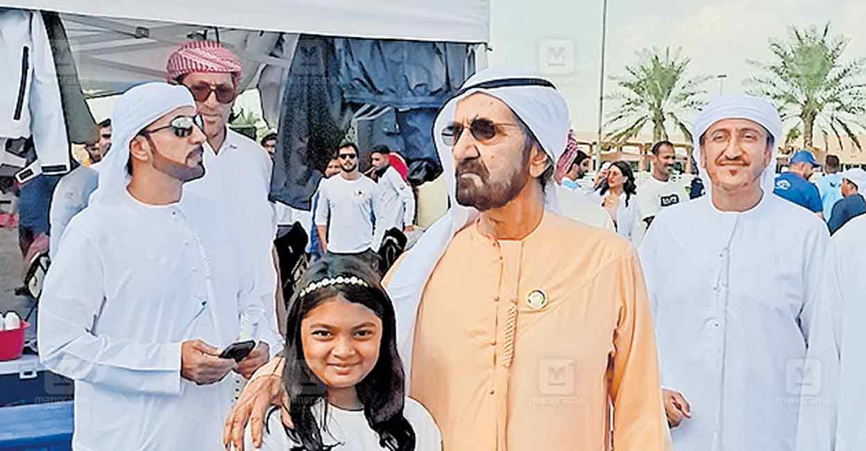 ദുബായ് ഭരണാധികാരിക്ക് കൈകൊടുത്ത് ഷഹമ | Dubai Ruler | Sheikh Mohammed ...