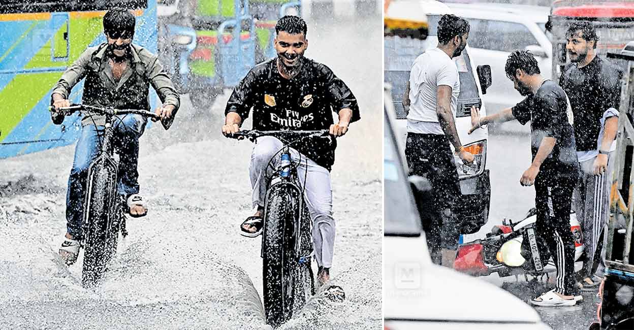 ആശ്വാസമഴയിൽ ഡൽഹി; കനത്ത ചൂടിനു ശമനമേകി മഴയെത്തി | Delhi rain | Delhi NCR rain | heavy rain Delhi ...