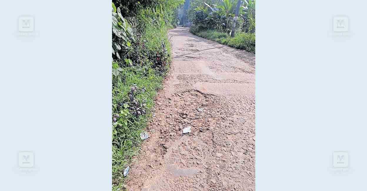 ആർക്കും പ്രയോജനമില്ലാതെ കുപ്പൂത്ത്–പടത്തിലാൽ റോഡ്; തകർന്നിട്ട് 15 വർഷം ...
