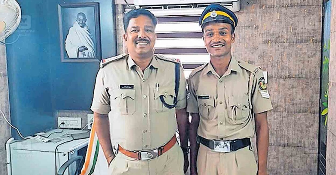 ‘സർ, നിങ്ങളെന്നെ പൊലീസ് ആക്കി’: സിഐ സുജിത്തിനു സല്യൂട്ട് കൊടുത്ത ശേഷം ...