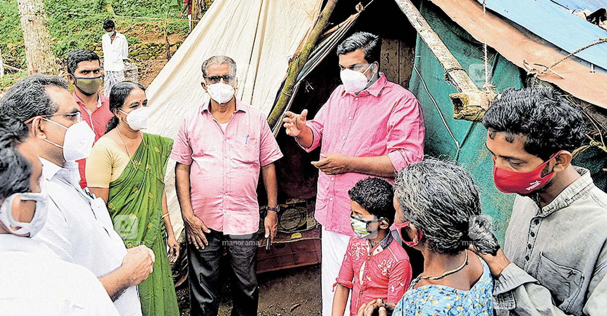 ജനീഷ് കുമാർ എംഎൽഎ എത്തി; ആനന്ദിന് പുതിയ വീടൊരുങ്ങും