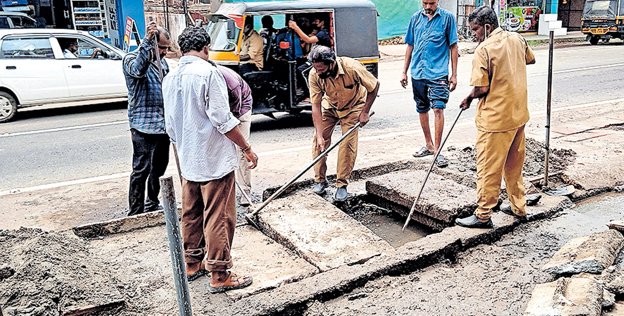 ഓട അടഞ്ഞു; വേനൽമഴയിൽ ചെളിയും വെള്ളക്കെട്ടും | Thiruvalla | Pathanamthitta