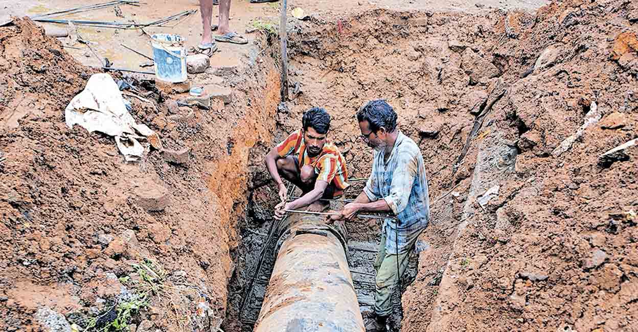 സെന്റ്പീറ്റേഴ്സ് ജംക്‌ഷനിലെ പൈപ്പ് നന്നാക്കൽ ഇന്നും തുടരും
