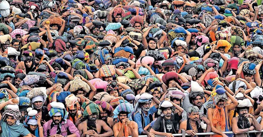 മൂന്നു ദിവസത്തെ ഇടവേളയ്ക്കു ശേഷം വീണ്ടും തിരക്കിലമർന്ന് പമ്പയും ...