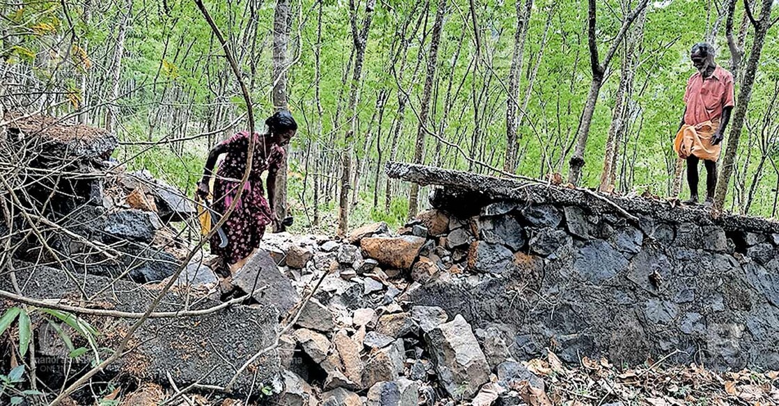 കാട്ടാനകൾ തകർത്ത ആന മതിൽ പുനർനിർമിക്കണമെന്ന് ആവശ്യം | Chittar | Maniyar ...