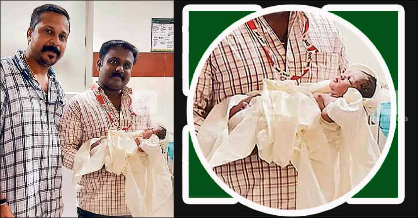 കാറിൽ യുവതിയുടെ പ്രസവം ; കരുതലായി ‘108’ പ്രവർത്തകർ