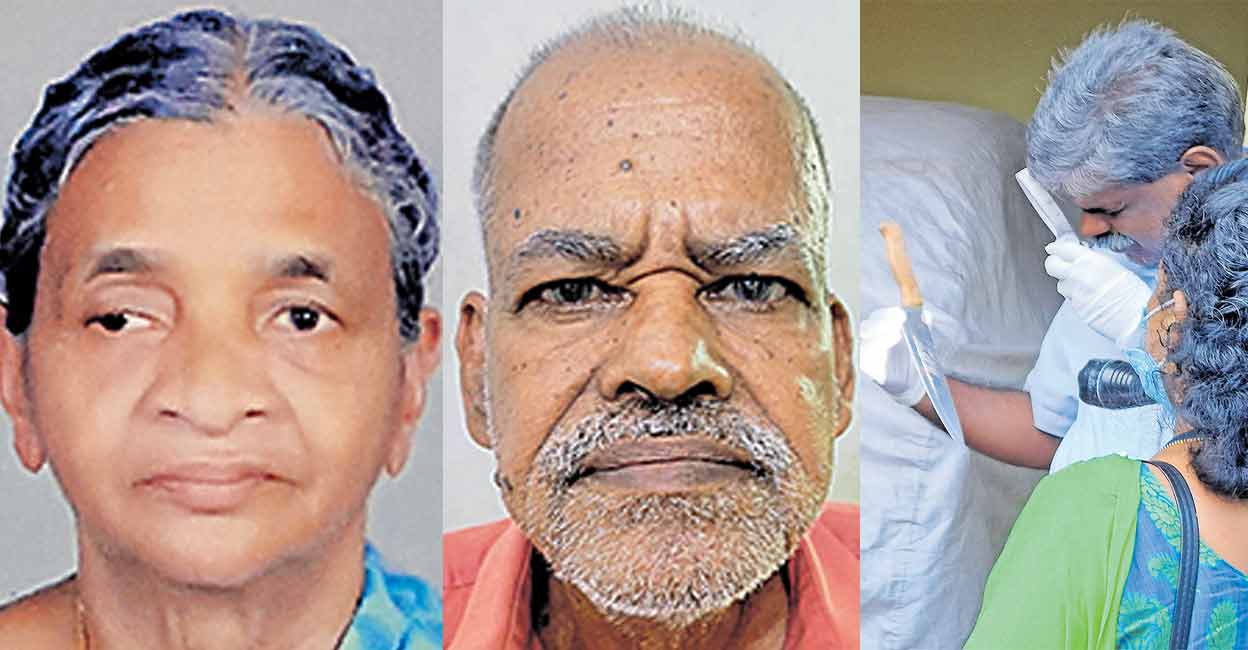 കാഴ്ച പരിമിതിയാൽ ഓടിമാറാനാ‍യില്ല; വയോധിക വീട്ടുമുറ്റത്ത് കുത്തേറ്റു ...