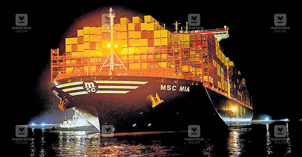 ഏഷ്യ– യൂറോപ്പ് ‘ജേഡ്’ സർവീസിൽ ഇനി വിഴിഞ്ഞവും; എംഎസ്‌സി മിയ എത്തി ...