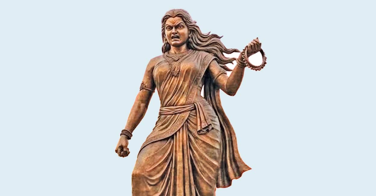 ആറ്റുകാൽ ക്ഷേത്രത്തിനു മുന്നിൽ കണ്ണകി ശിൽപം; നിർമിക്കുന്നത് 60 അടി ...