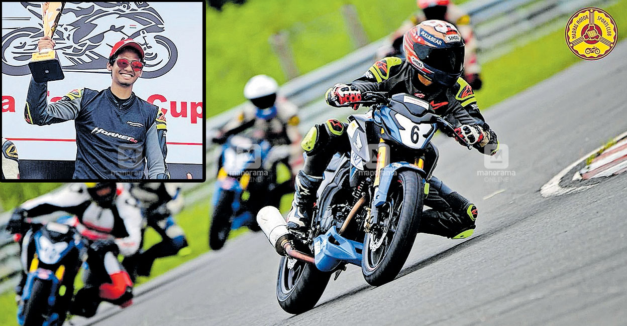 മിന്നലാണ് ആൽവിൻ: ദേശീയ മോട്ടർ സൈക്കിൾ റേസിങ് നാലാം റൗണ്ടിൽ ഇരട്ട വിജയം