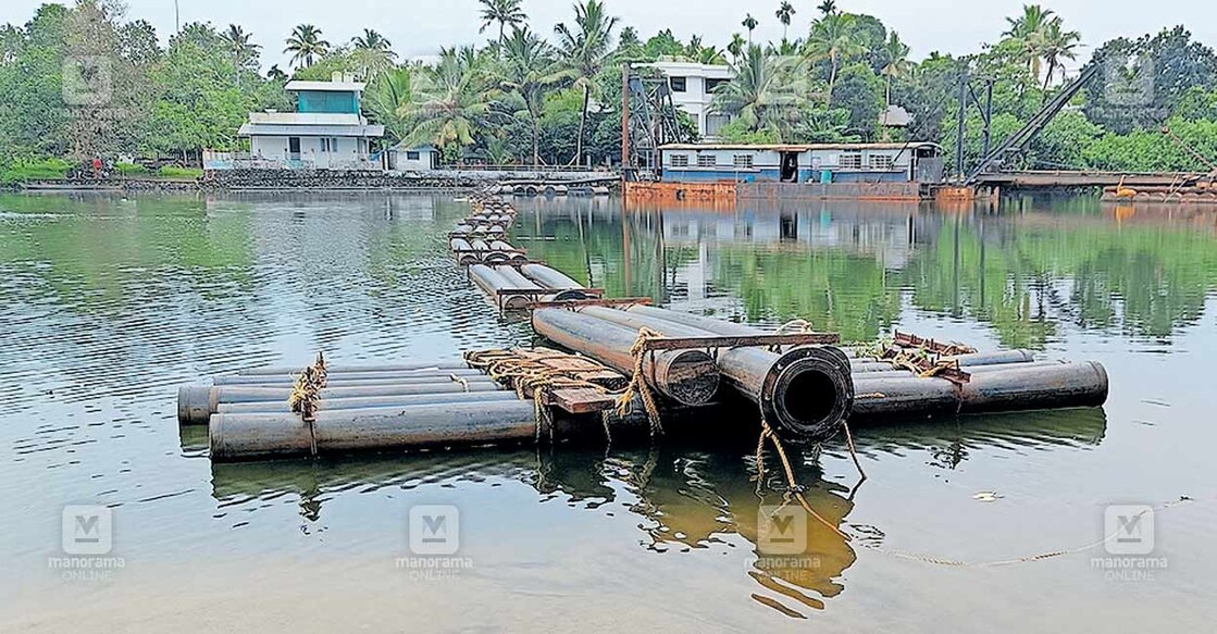 കണക്കൻകടവിൽ താൽക്കാലിക തടയണ; നിർ‍മാണം തുടങ്ങി | Chalakkudy River ...