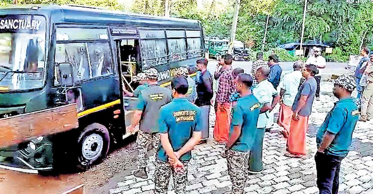7 മാസത്തിനു ശേഷം മുത്തങ്ങ സങ്കേതം തുറന്നു; സഫാരി ആസ്വദിച്ച് സഞ്ചാരിക ...
