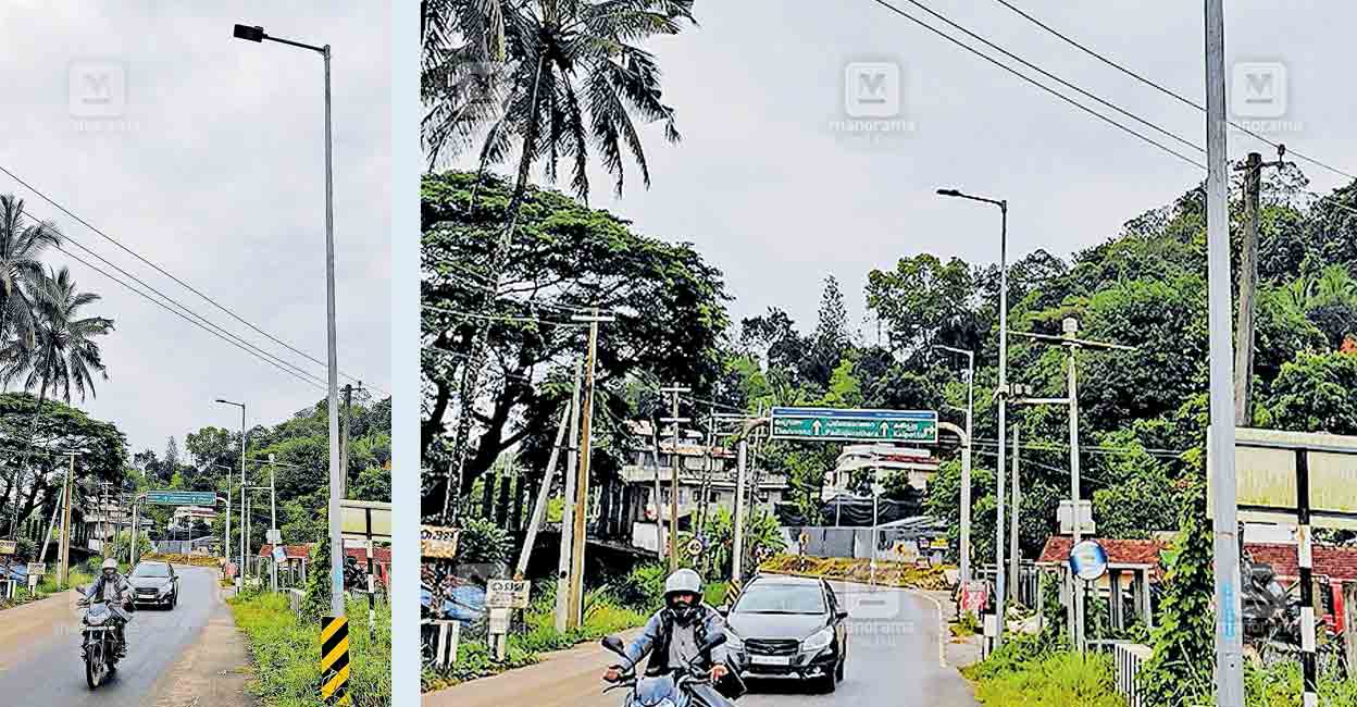 നവീകരിച്ച റോഡിലെ തെരുവുവിളക്കുകൾ തെളിയുന്നില്ല | Padinjarathara ...
