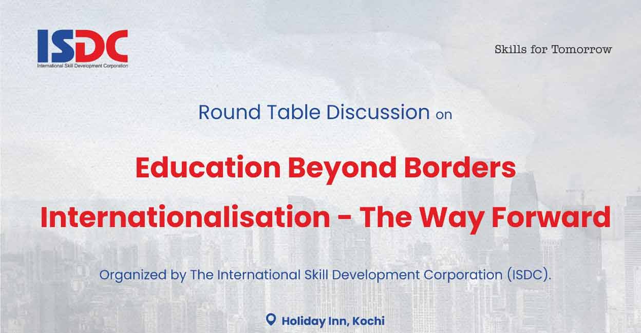 ഐഎസ്ഡിസിയുടെ ആഭിമുഖ്യത്തില്‍ 22-ന് കൊച്ചിയില്‍ സംവാദം - ISDC | Education Beyond Borders ...