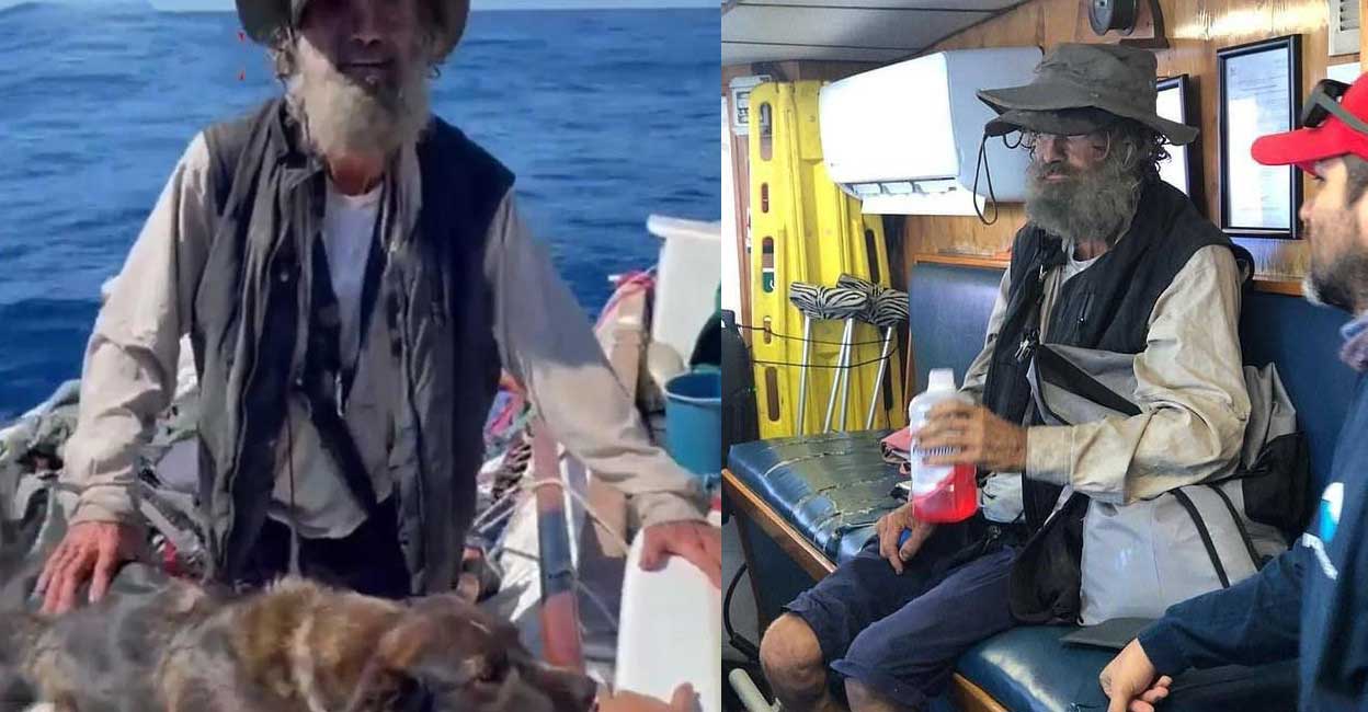 നായയുമായി കടലിൽപെട്ടത് 2 മാസം; പച്ചമീൻ കഴിച്ച് മഴവെള്ളം കുടിച്ച് ...