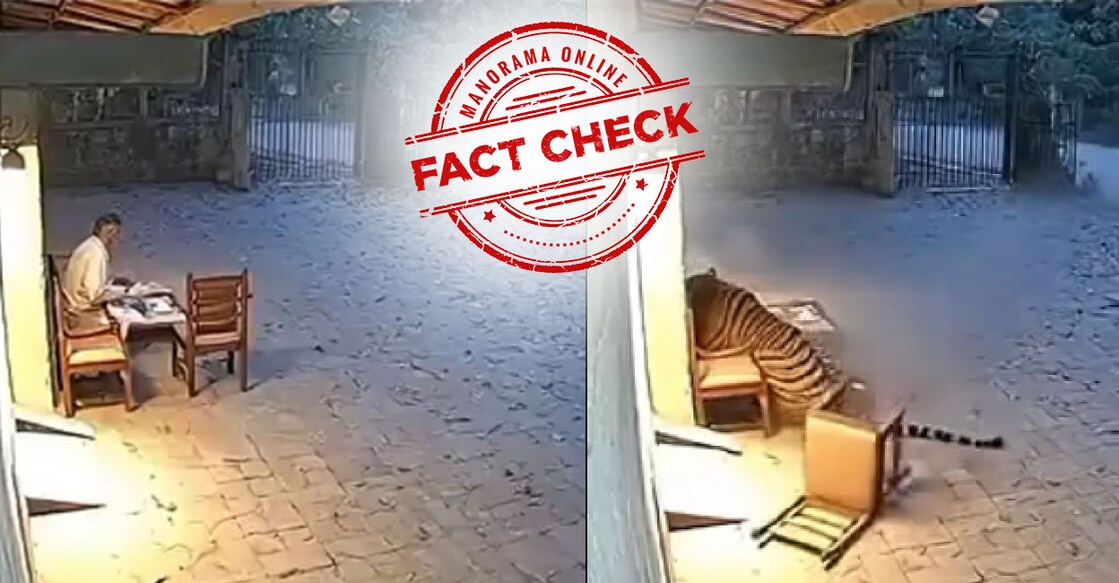 മഹാരാഷ്ട്രയില്‍ ഫോറസ്റ്റ് വാച്ചറെ കടുവ ആക്രമിക്കുന്ന വിഡിയോയുടെ ...