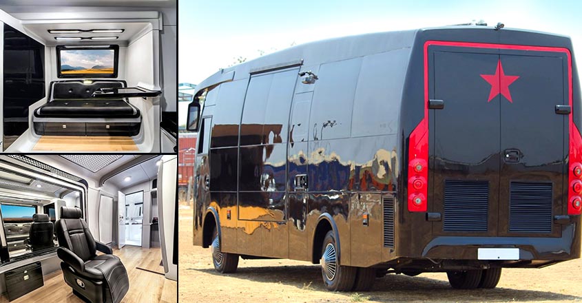 അല്ലു അർജുന്റെ 7 കോടിയുടെ കാരവൻ–വിഡിയോ | Allu Arjun 7 Crore Caravan