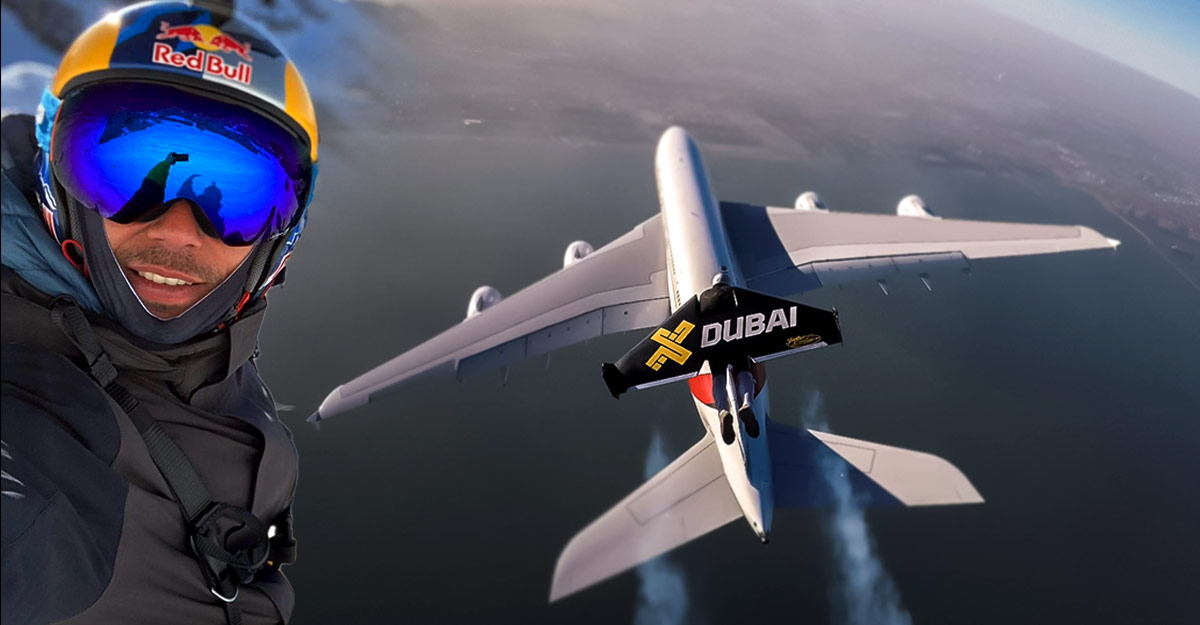 ബുർജ് ഖലീഫയിൽ നിന്ന് ചാടി ചരിത്രം സൃഷ്ടിച്ച ജെറ്റ് മാന് പരിശീലനത്തിടെ ...