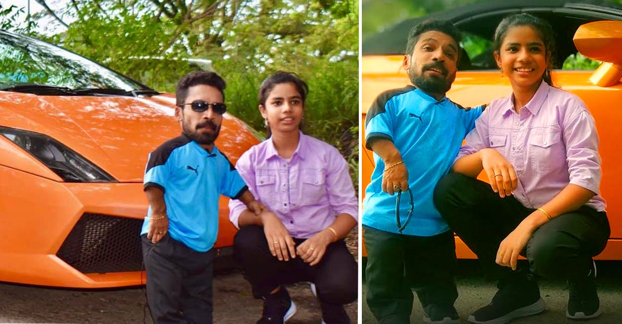 ലംബോർഗിനിയിൽ കയറണമെന്ന മകളുടെ സ്വപ്നം സഫലമാക്കി ഗിന്നസ് പക്രു ...