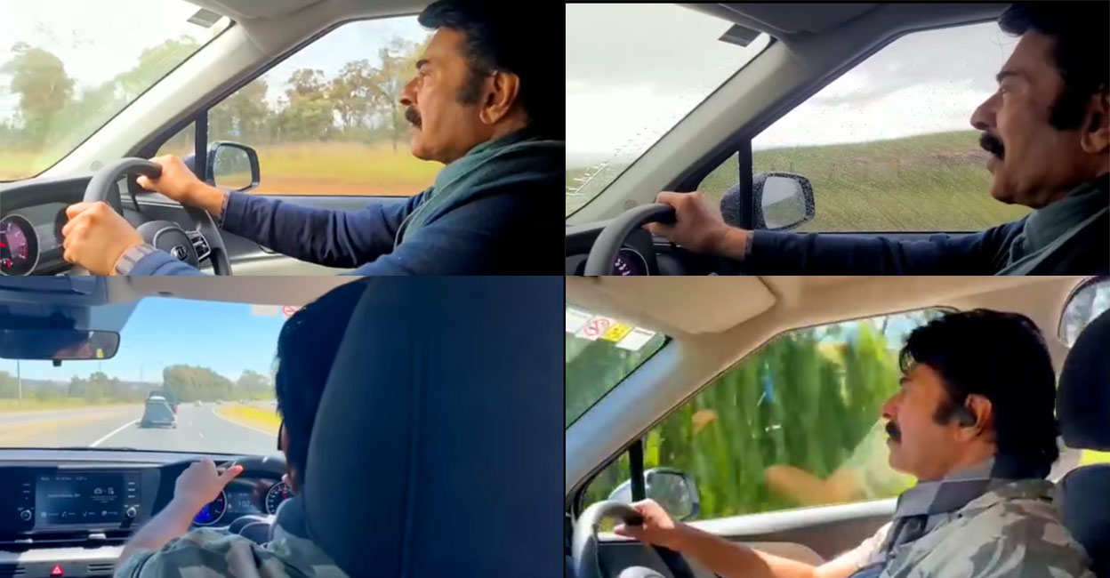 ‘മമ്മൂട്ടിയുടെ ഡ്രൈവറായ സുഖമാ’... ഓസ്ട്രേലിയയിൽ 2300 കി.മീ കാറോടിച്ച് ...