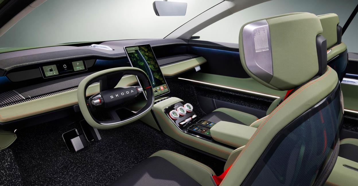 600 കി.മീ റേഞ്ചുമായി ഇലക്ട്രിക് എസ്‍യുവി, സ്കോഡ വിഷൻ 7 എസ് | Skoda ...