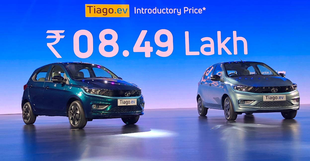 ടാറ്റ ടിയാഗോ ഇലക്ട്രിക് എത്തി, വില 8.49 ലക്ഷം മുതൽ - Tata Tiago EV ...