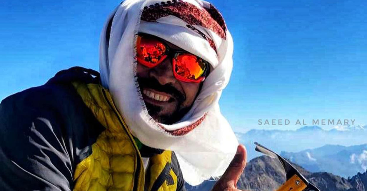 പര്‍വതാരോഹണത്തിലൂ‌ടെ ശാന്തിയുടെ സന്ദേശം പകര്‍ന്ന് സഈദ്