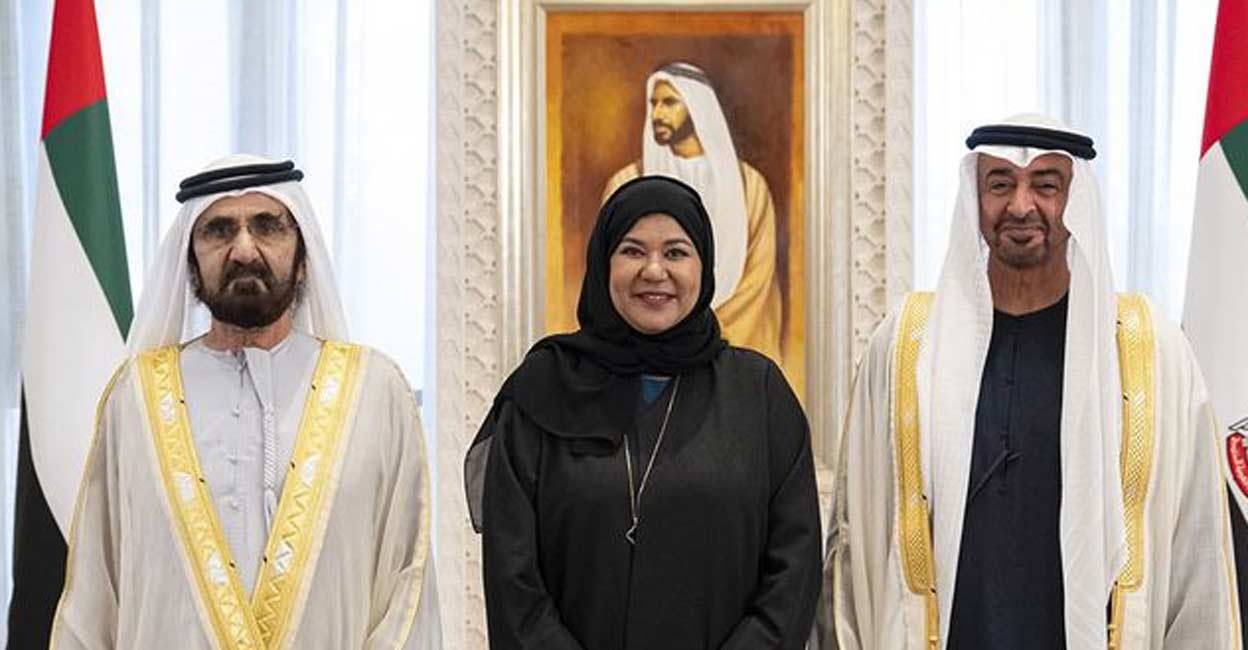 യുഎഇ കുടുംബ മന്ത്രി സന ബിൻത് മുഹമ്മദ് സുഹൈൽ സത്യപ്രതിജ്ഞ ചെയ്തു - Sana bint Mohammed Suhail ...