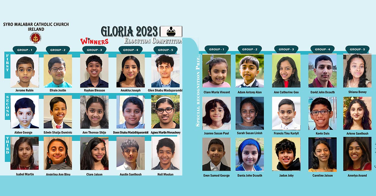 ഗ്ലോറിയ 2023 പ്രസംഗമത്സരം വിജയികളെ പ്രഖ്യാപിച്ചു - Gloria 2023 | Speech ...