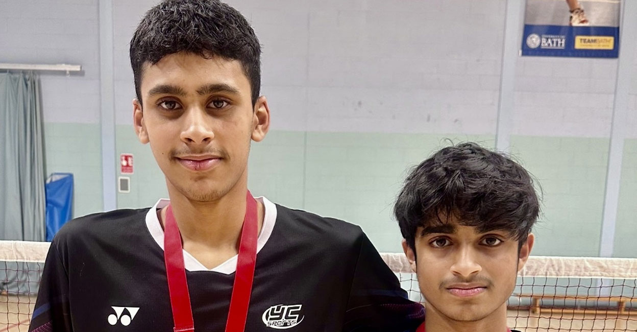 അണ്ടർ 17 യൂറോപ്യൻ ബാഡ്‌മിന്‍റൺ ടൂർണമെന്‍റിൽ ഇംഗ്ലണ്ടിനായി ജേഴ്‌സി ...