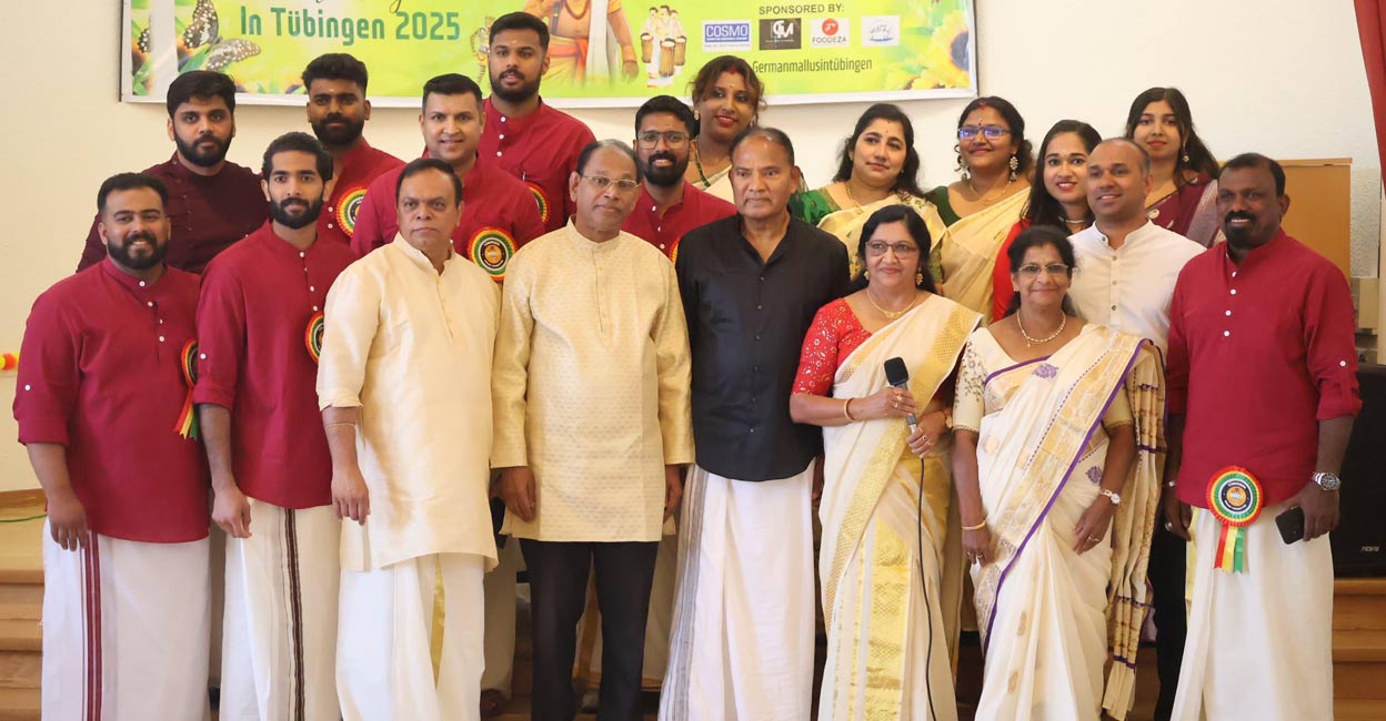 മാവേലി വെയ്റ്റിങ് ഇൻ ട്യൂബിംഗൻ 2K25 ജർമനിയിലെ ട്യൂബിംഗനിൽ ഓണാഘോഷം ...