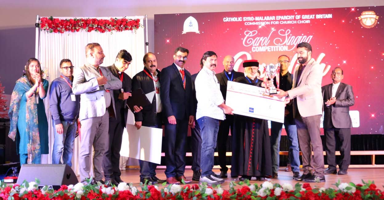 ഗ്രേറ്റ് ബ്രിട്ടൻ രൂപതാ കാരൾ ഗാന മത്സരം ഒന്നാം സ്ഥാനം കരസ്ഥമാക്കി ...