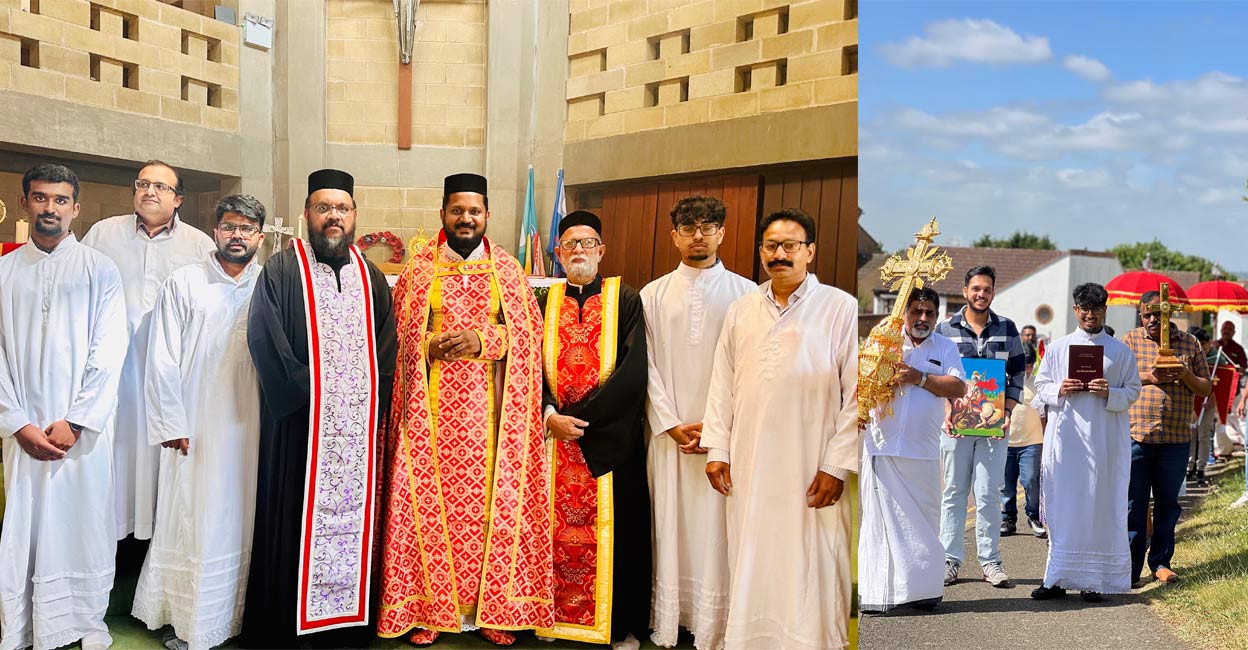 നോർത്താംപ്ടൺ സെന്റ് ഡയനീഷ്യസ് ഓർത്തഡോക്സ് ദേവാലയത്തിൽ വിശുദ്ധ ഗീവർഗീസ് ...