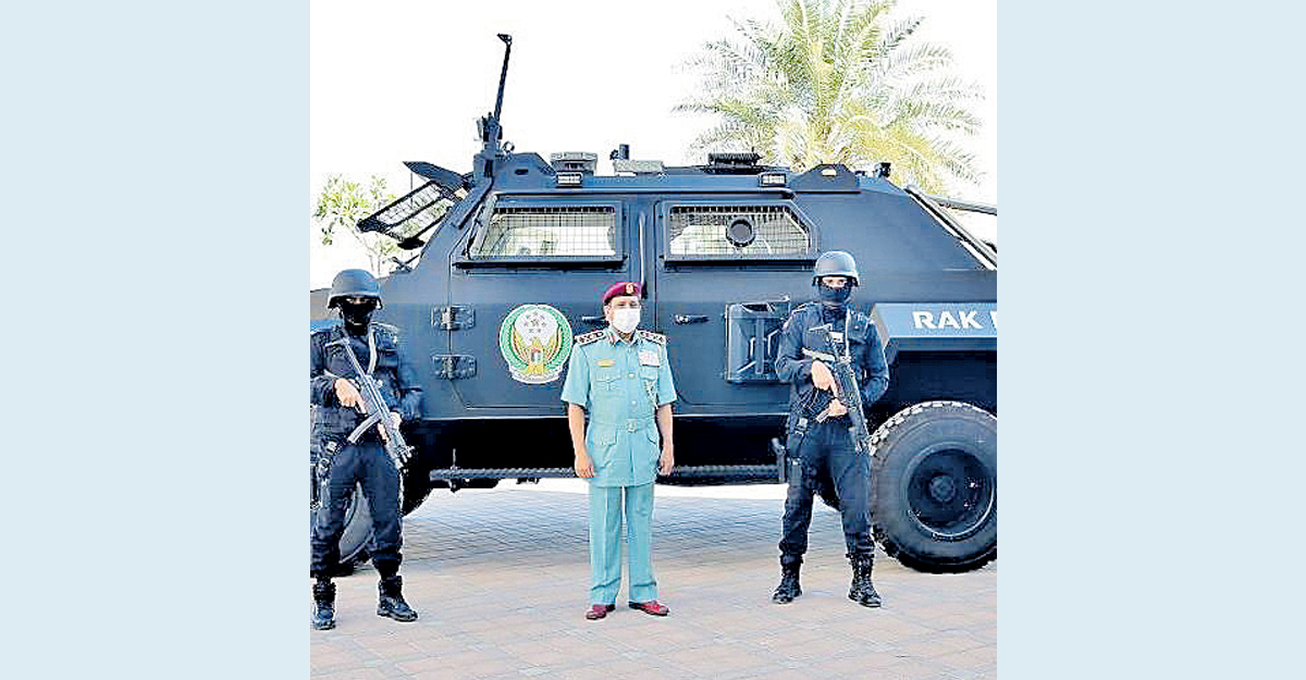 റാസൽഖൈമ പൊലീസിന് നൂതന കവചിത വാഹനം