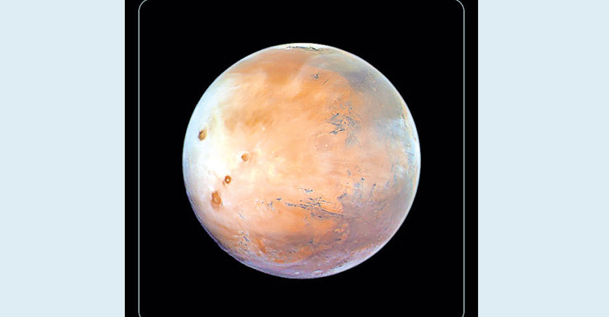 ചൊവ്വയിൽ കൂടുതൽ ഓക്സിജൻ; ഹോപ് പ്രോബ് അയച്ച ചിത്രം പുറത്തുവിട്ട് ഷെയ്ഖ് ...